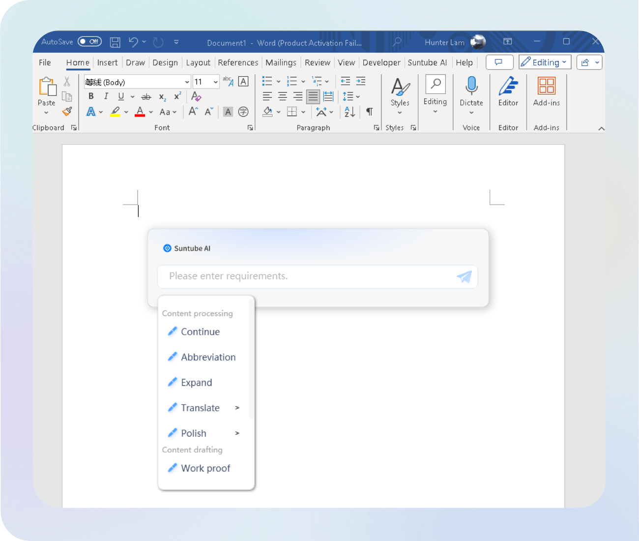 Suntube Office AI-Use AI in select Microsoft 365 apps-Copilot-ChatGPT ...